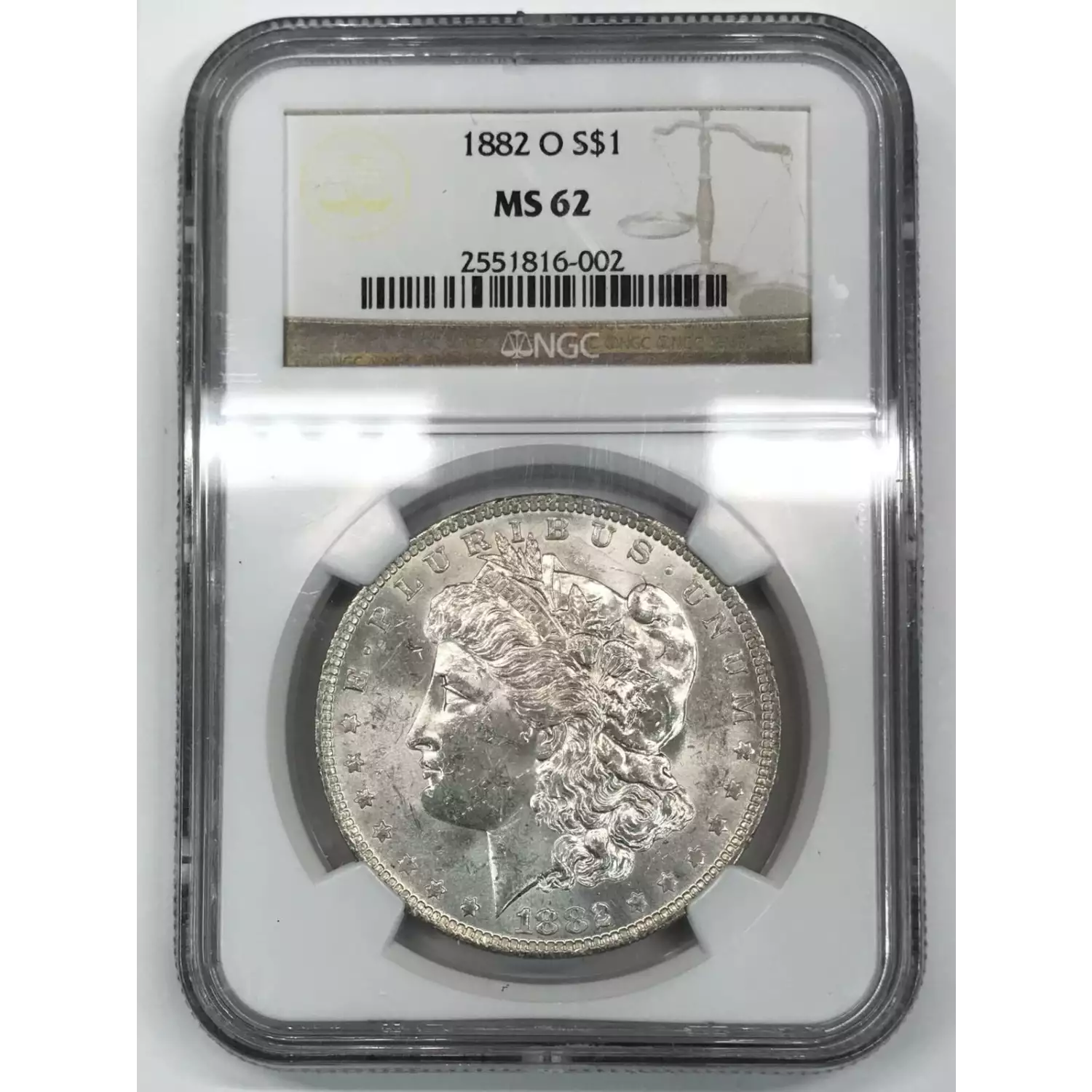 1882-O Morgan Silver Dollar NGC MS-62 - Old Pueblo Coin