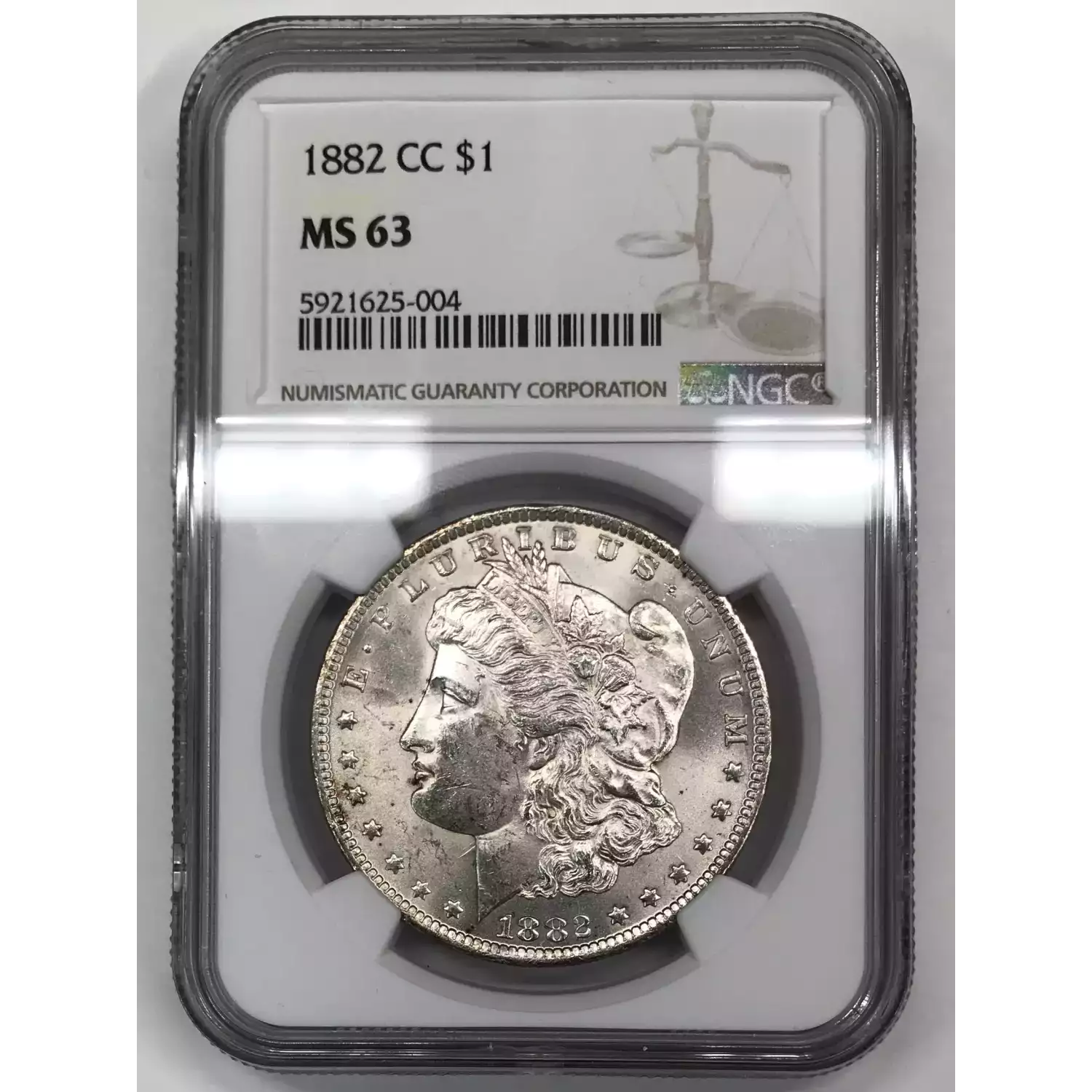 1882-CC Morgan Silver Dollar NGC MS-63 - Old Pueblo Coin