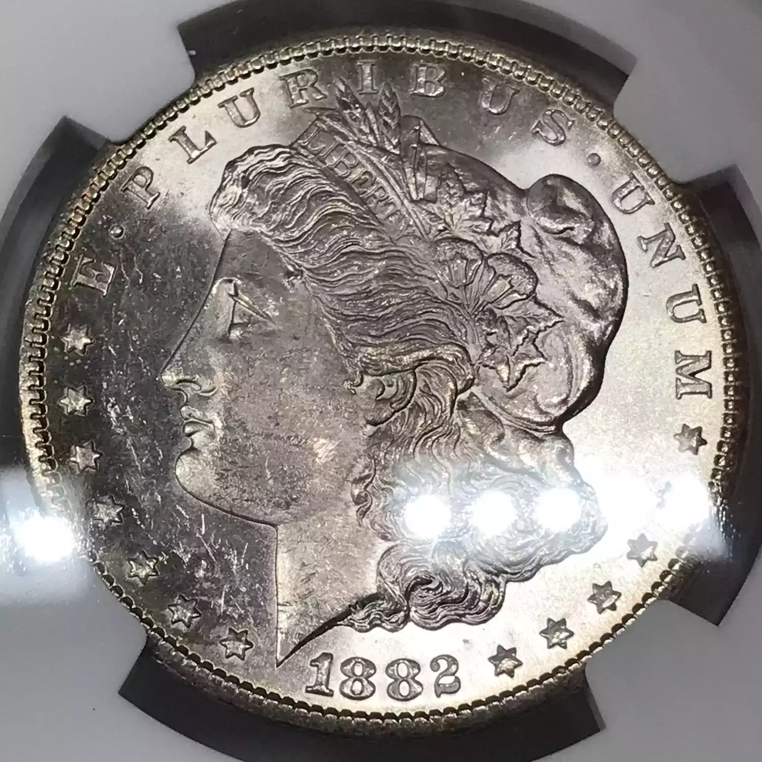 1882-S Morgan Silver Dollar NGC UNC-Details - Old Pueblo Coin