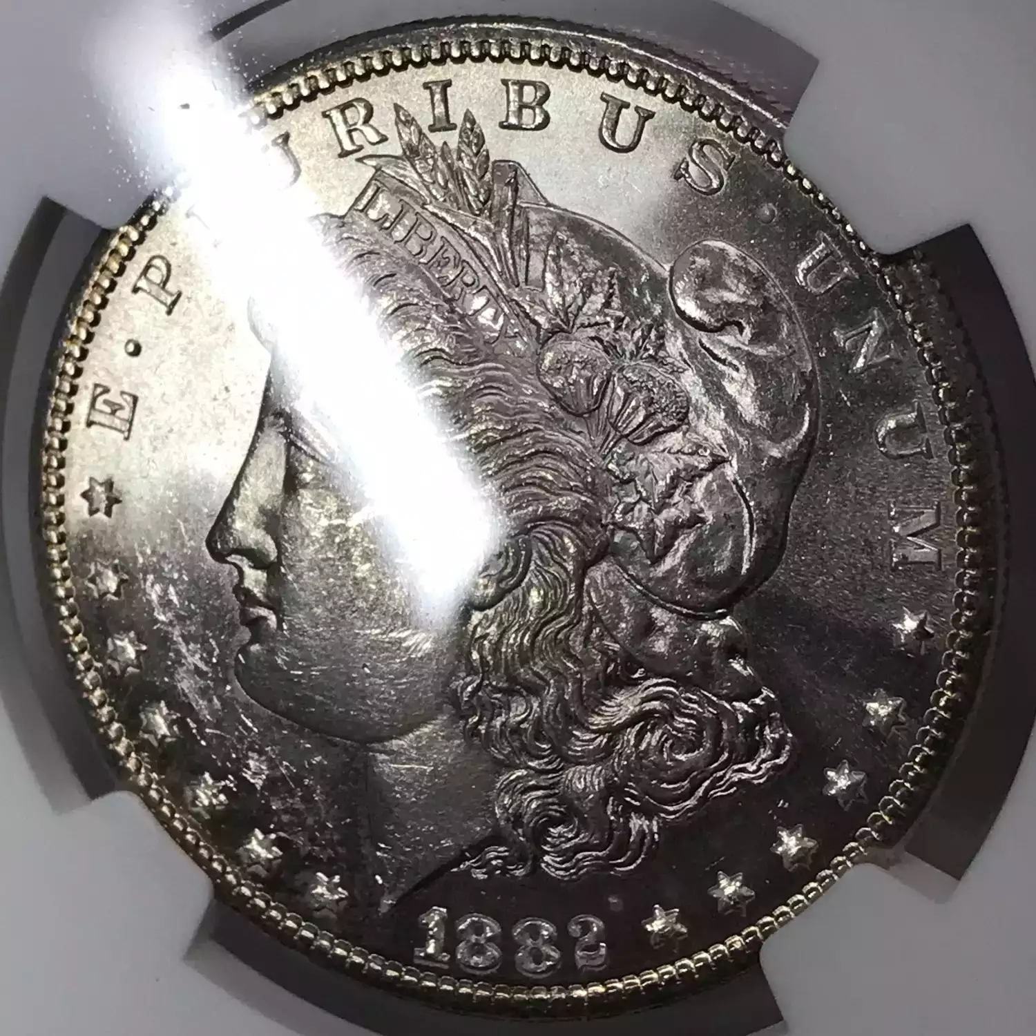 1882-S Morgan Silver Dollar NGC UNC-Details - Old Pueblo Coin