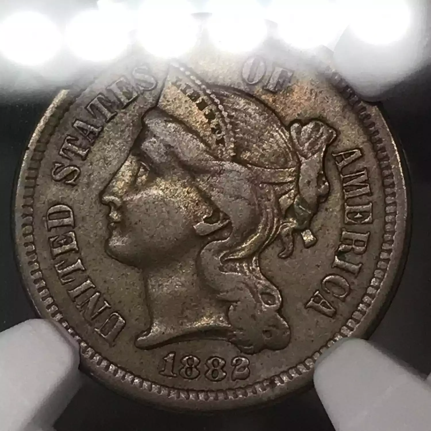 1882 Nickel Three Cent Piece (3CN) NGC XF-45 - Old Pueblo Coin