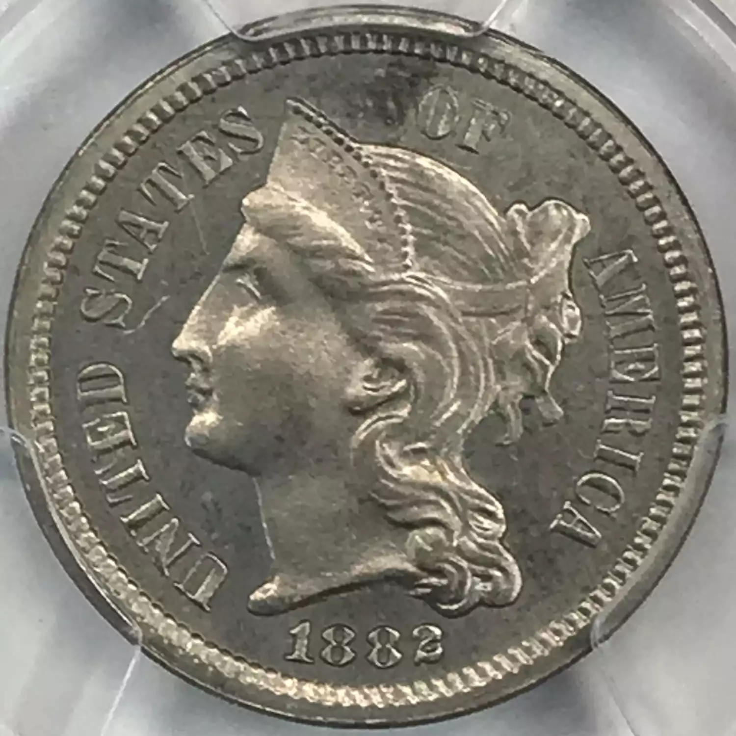 1882 Nickel Three Cent Piece (3CN) PCGS PR-65 - Old Pueblo Coin
