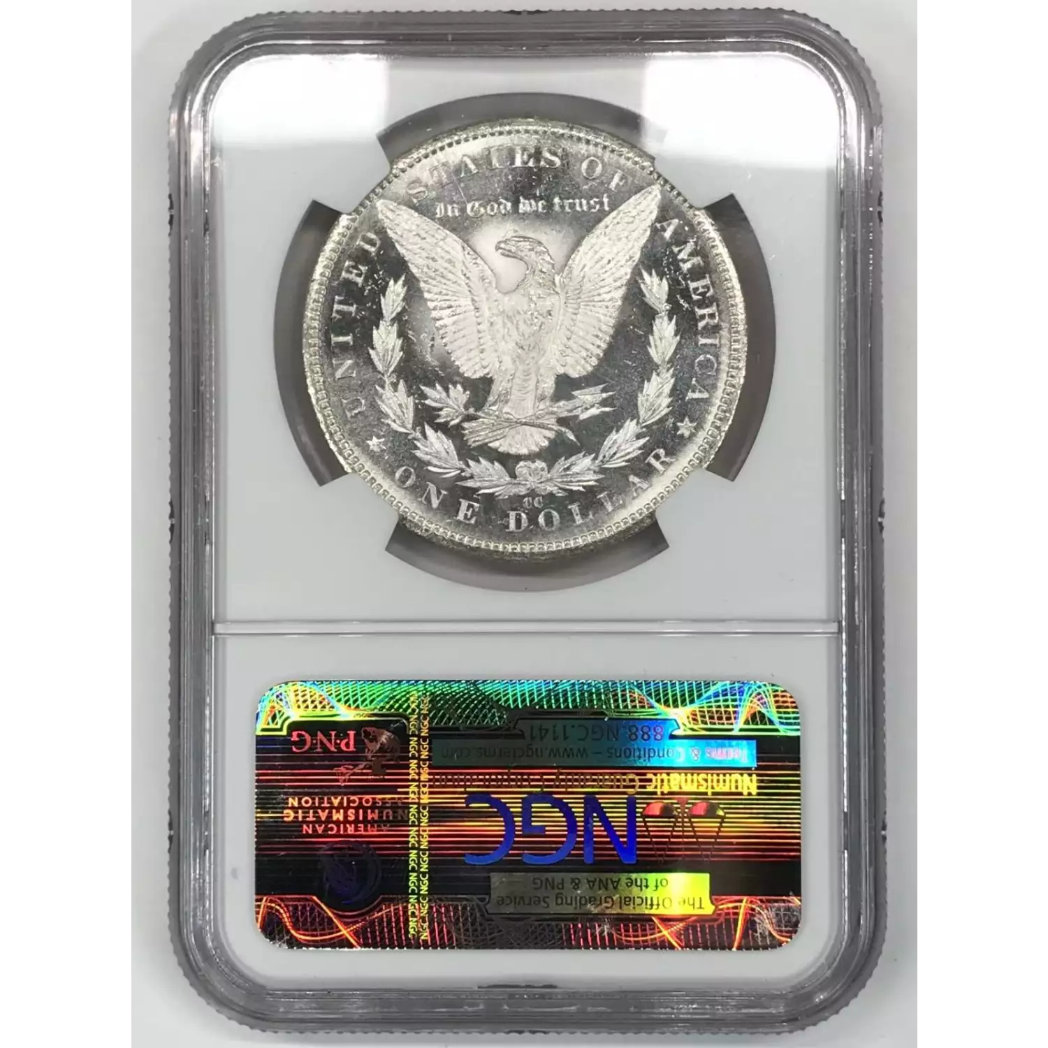 1882-CC Morgan Silver Dollar NGC MS-64 DPL - Old Pueblo Coin