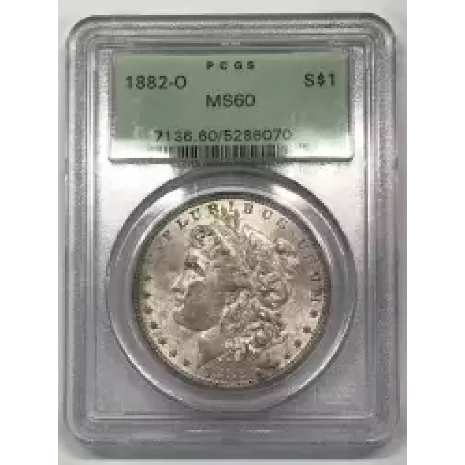 1882-O Morgan Silver Dollar PCGS MS-60 VAM-7 O/O Low - Old Pueblo Coin