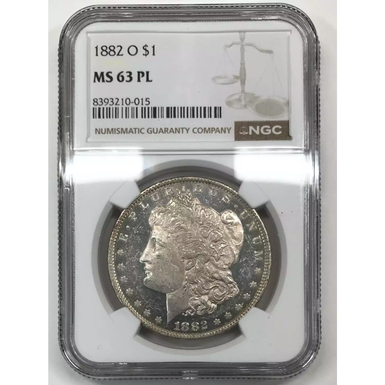 1882-O Morgan Silver Dollar NGC MS-63 PL - Old Pueblo Coin