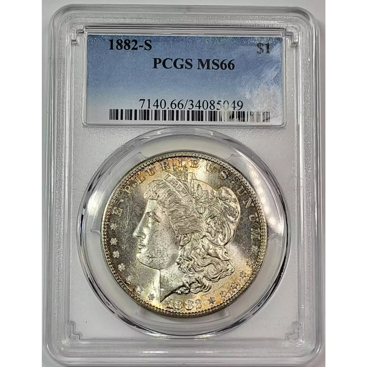 1882-S Morgan Silver Dollar PCGS MS-66 - Old Pueblo Coin