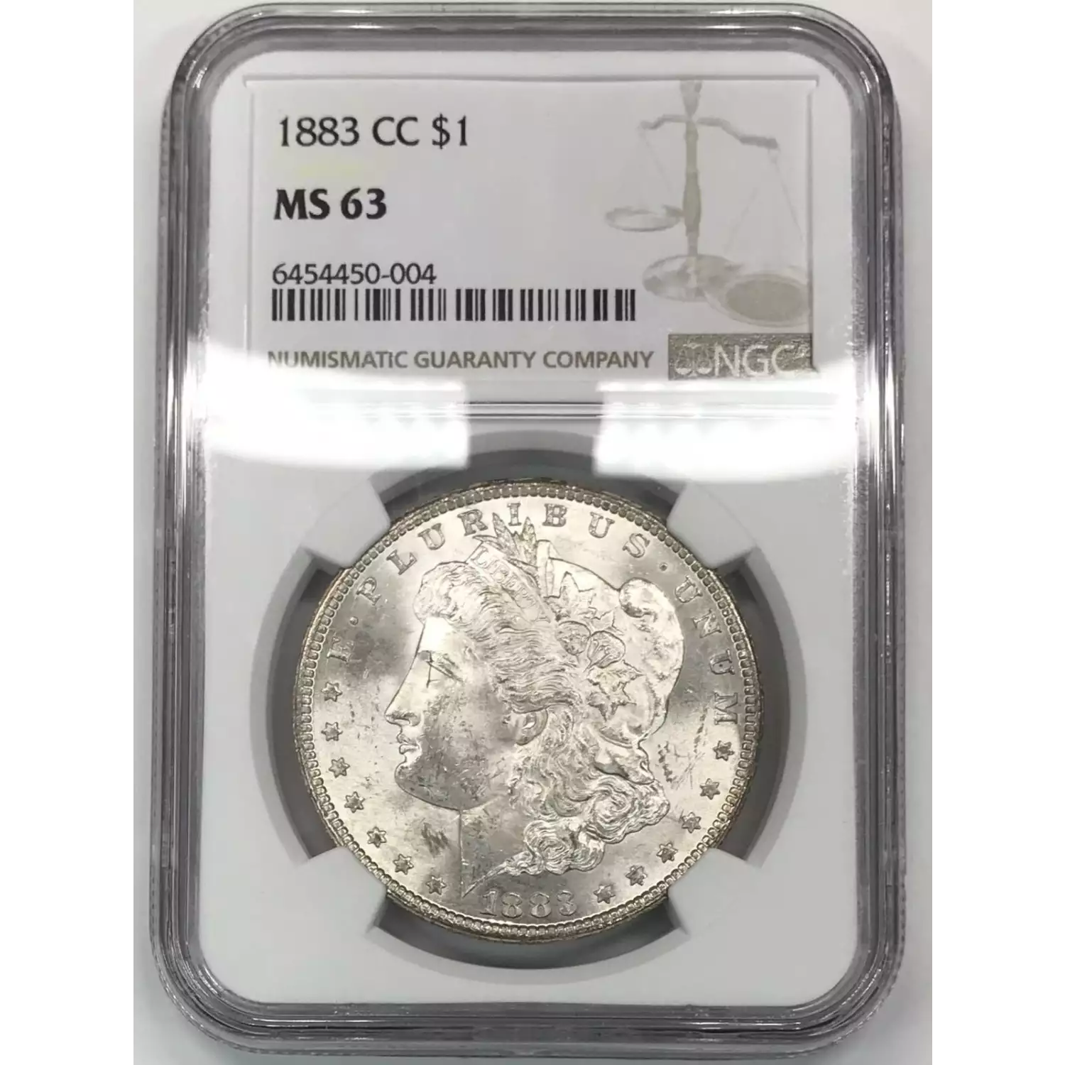 1883-CC Morgan Silver Dollar NGC MS-63 - Old Pueblo Coin