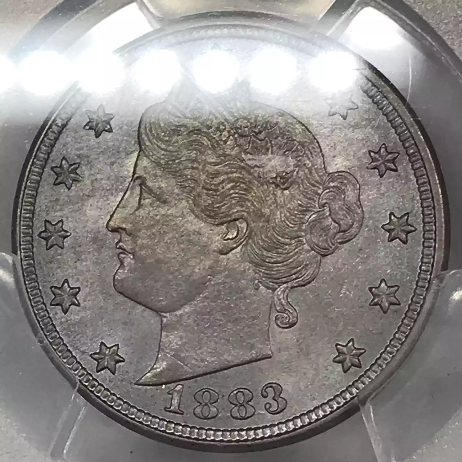 1883 Liberty Head V Nickel PCGS MS-62 No CENTS - Old Pueblo Coin