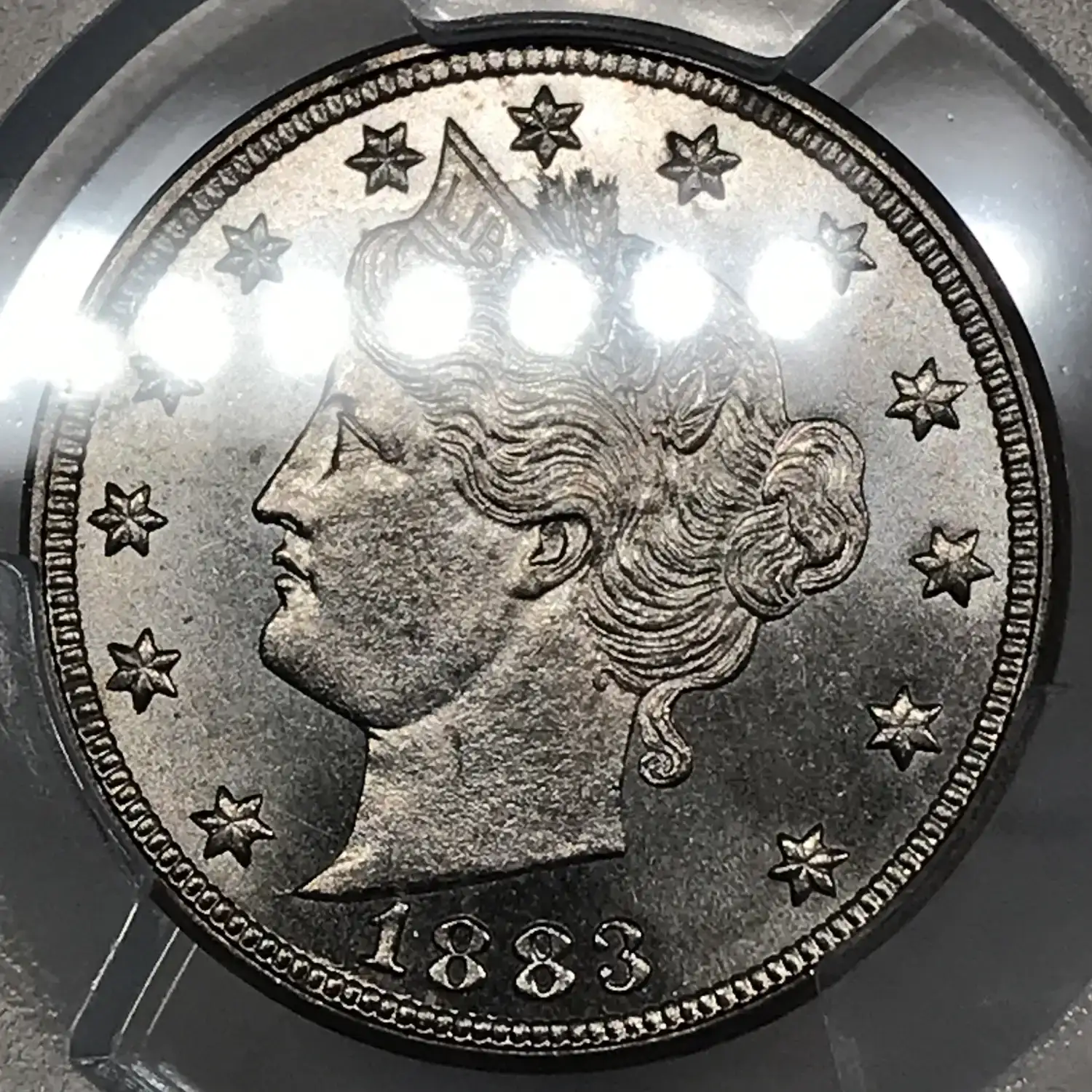 1883 Liberty Head V Nickel PCGS MS-64 No CENTS - Old Pueblo Coin