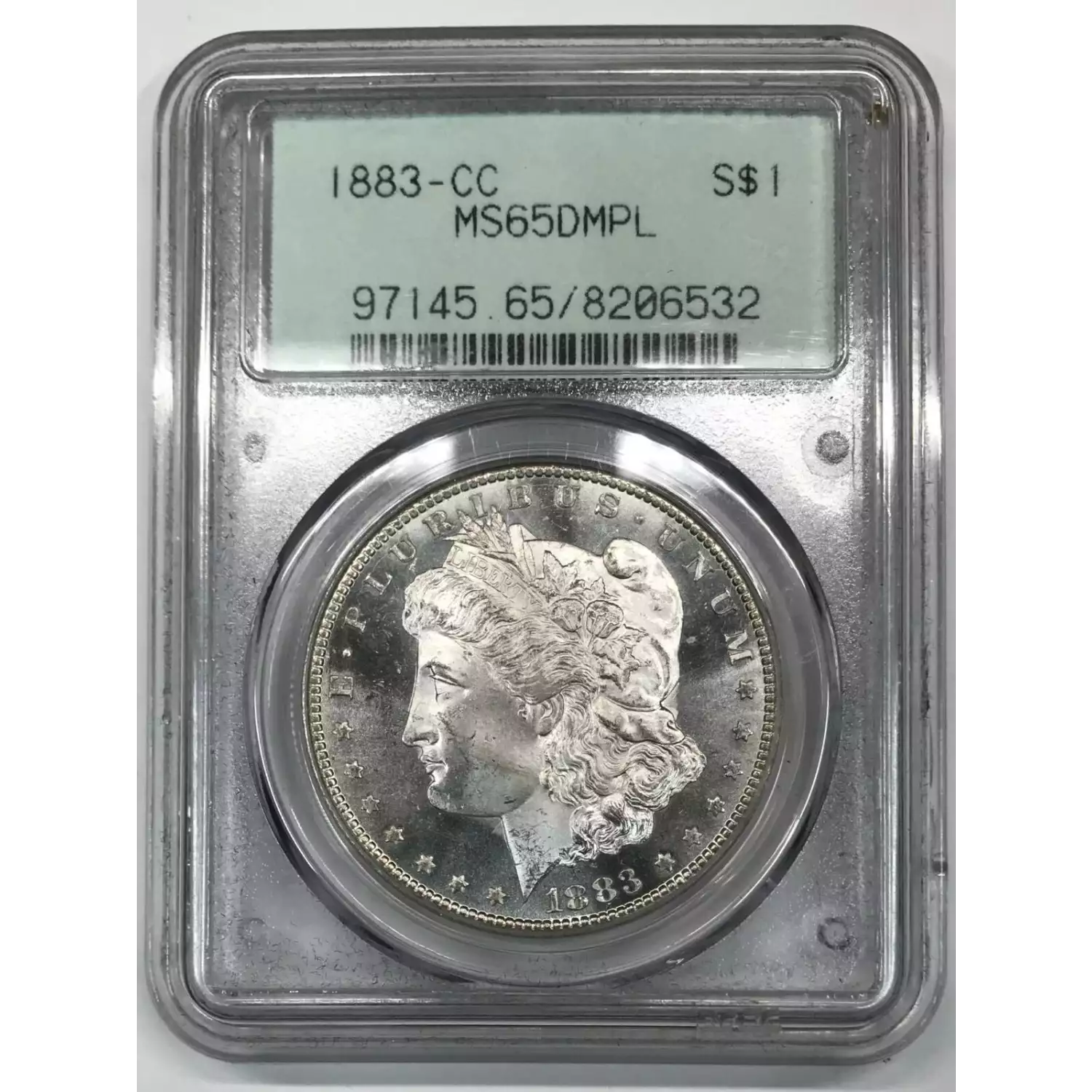 1883-CC Morgan Silver Dollar PCGS MS-65 DMPL - Old Pueblo Coin