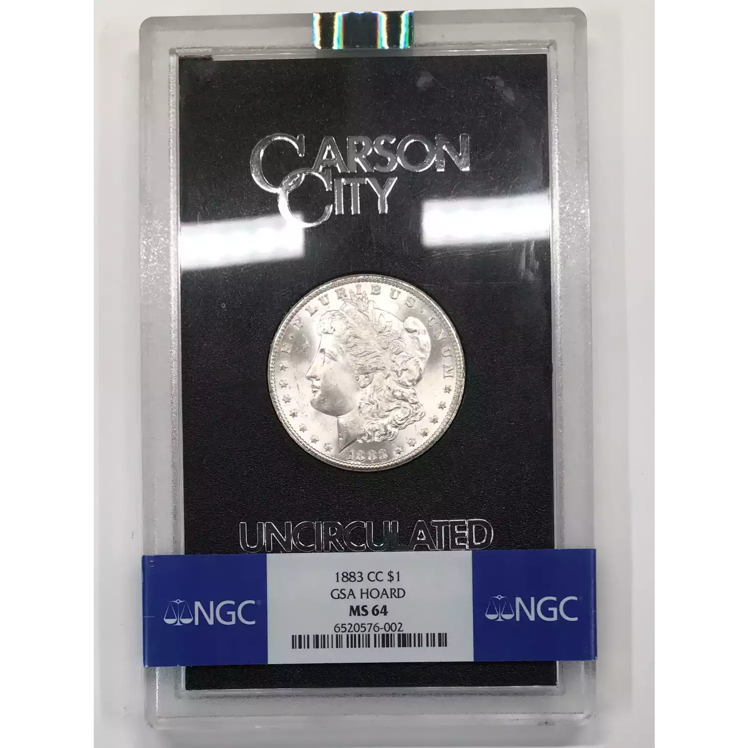 1883-CC Morgan Silver Dollar NGC MS-64 GSA HOARD - Old Pueblo Coin