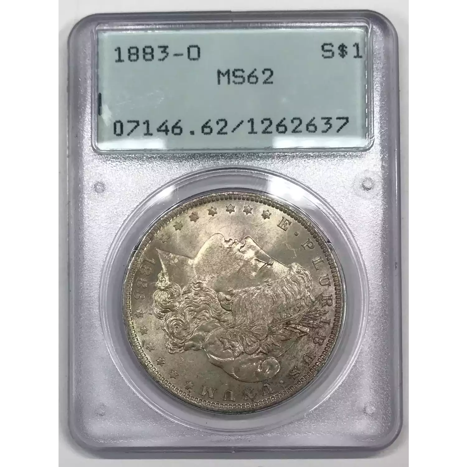 1883-O Morgan Silver Dollar PCGS MS-62 TOP 100 VAM-4 O/O - Old Pueblo Coin