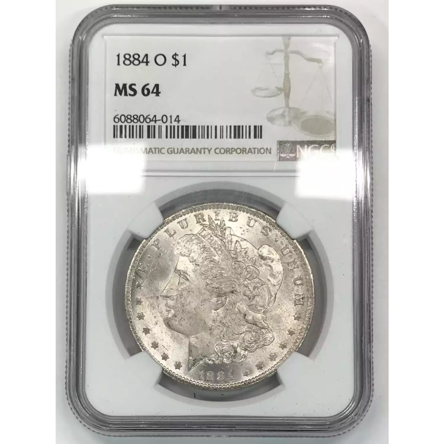 1884-O Morgan Silver Dollar NGC MS-64 - Old Pueblo Coin