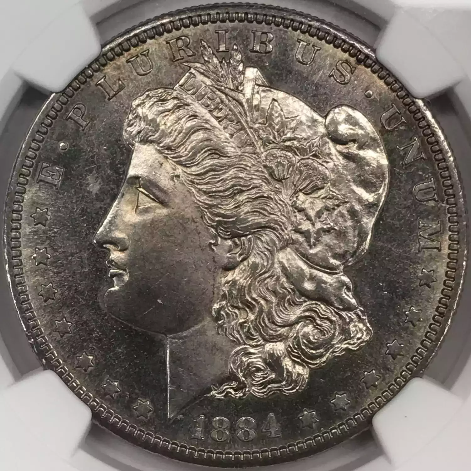 1884-S Morgan Silver Dollar NGC UNC-Details - Old Pueblo Coin