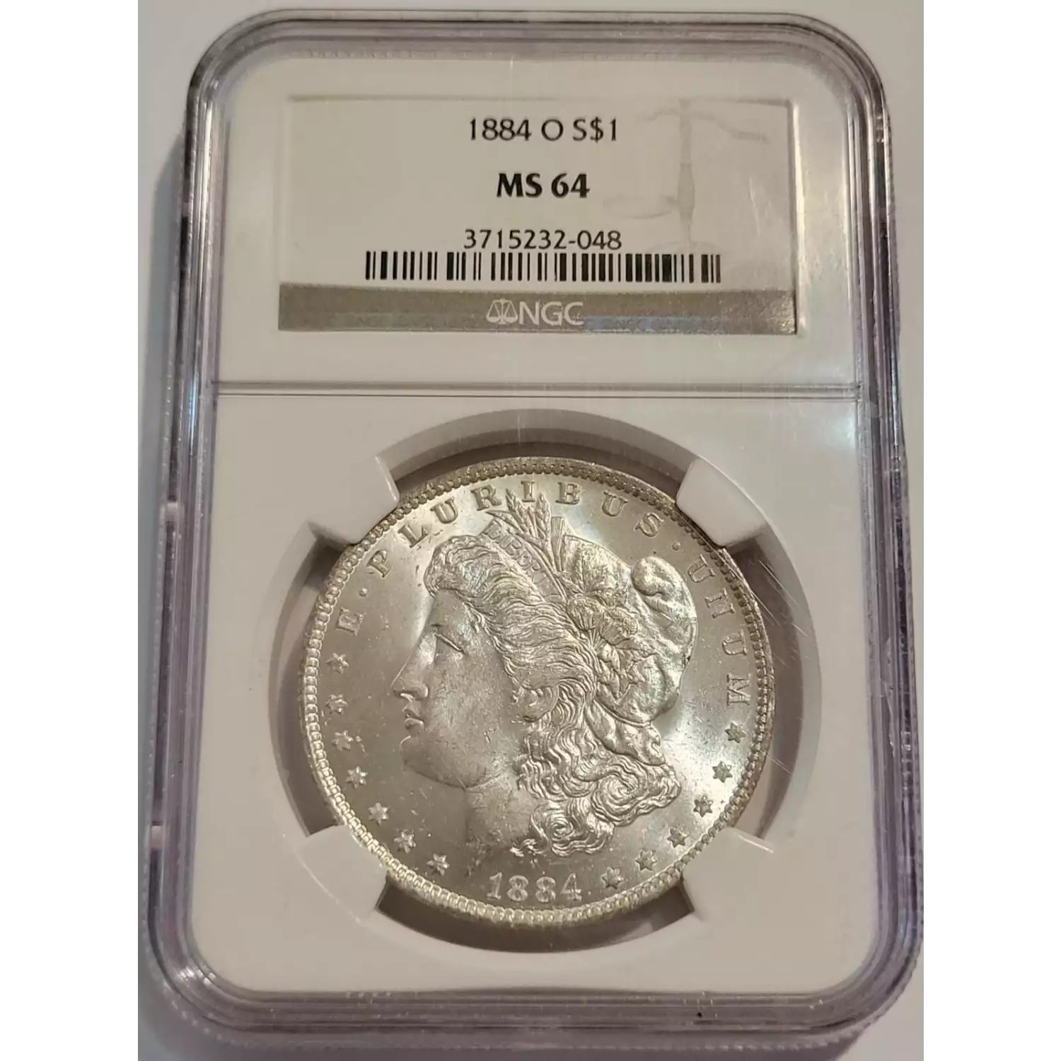 1884-O Morgan Silver Dollar NGC MS-64 - Old Pueblo Coin