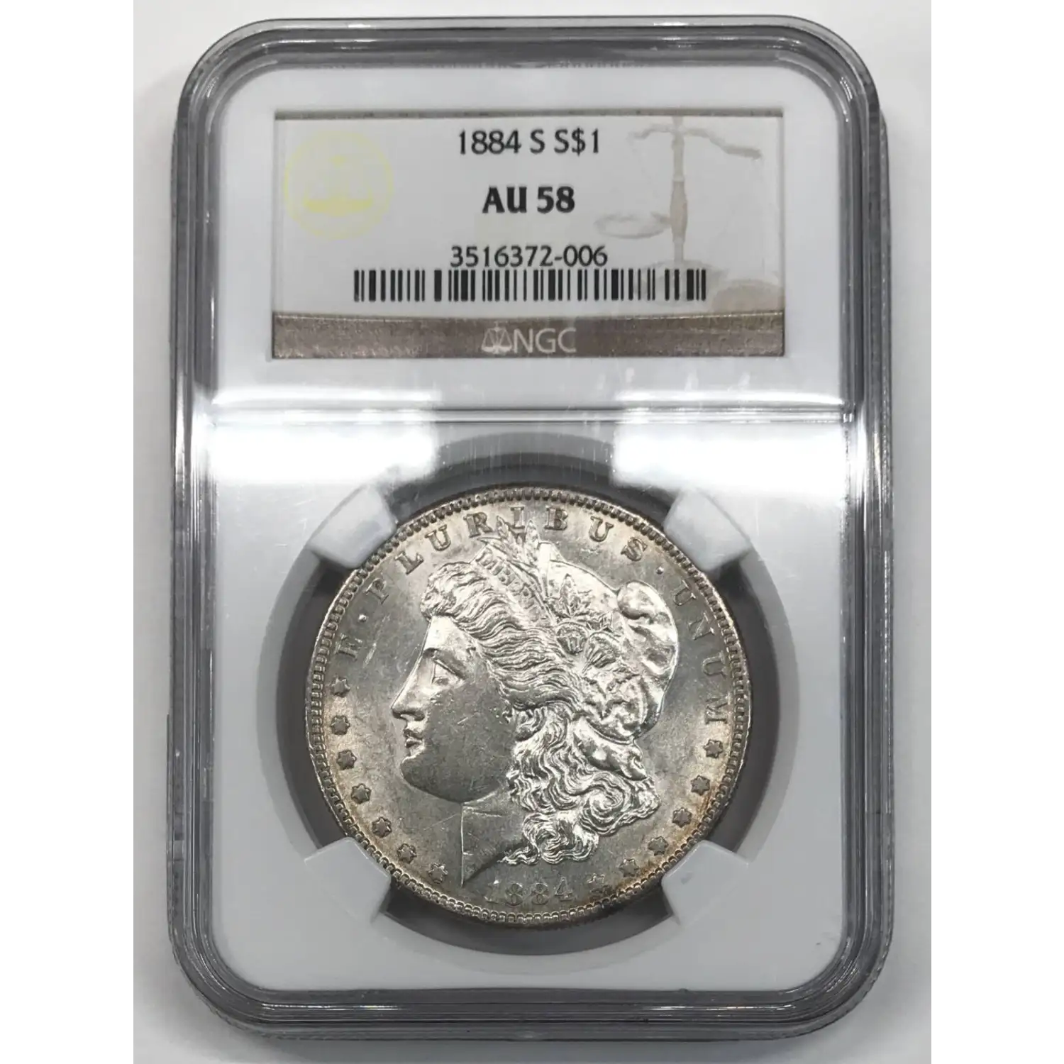 1884-S Morgan Silver Dollar NGC AU-58 - Old Pueblo Coin