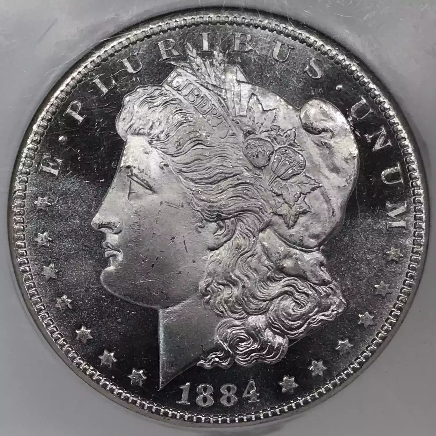 1884-CC Morgan Silver Dollar NGC MS-64 DPL CAC - Old Pueblo Coin