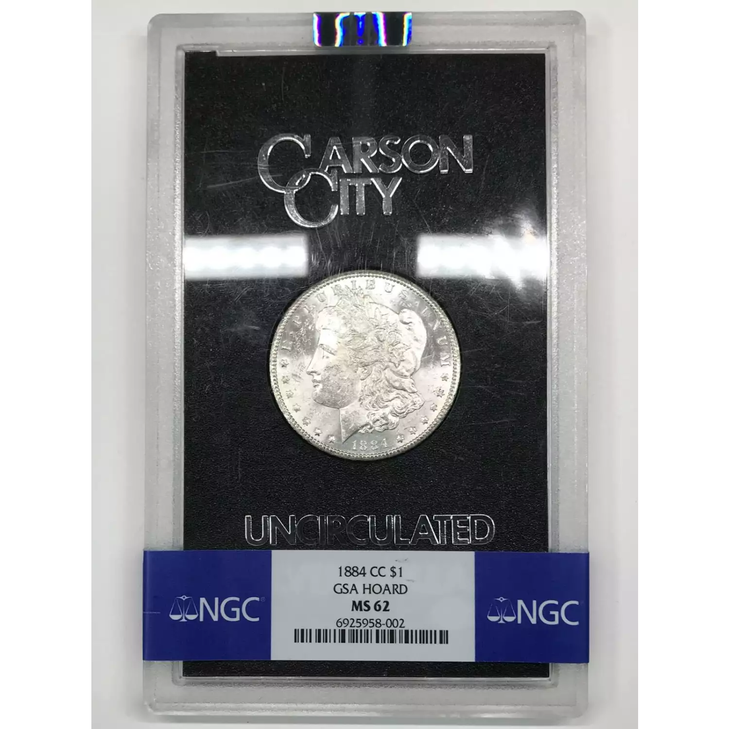 1884-CC Morgan Silver Dollar NGC MS-62 GSA HOARD - Old Pueblo Coin