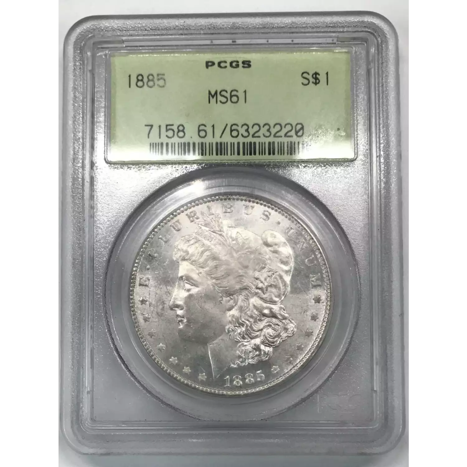 1885 Morgan Silver Dollar PCGS MS-61 - Old Pueblo Coin
