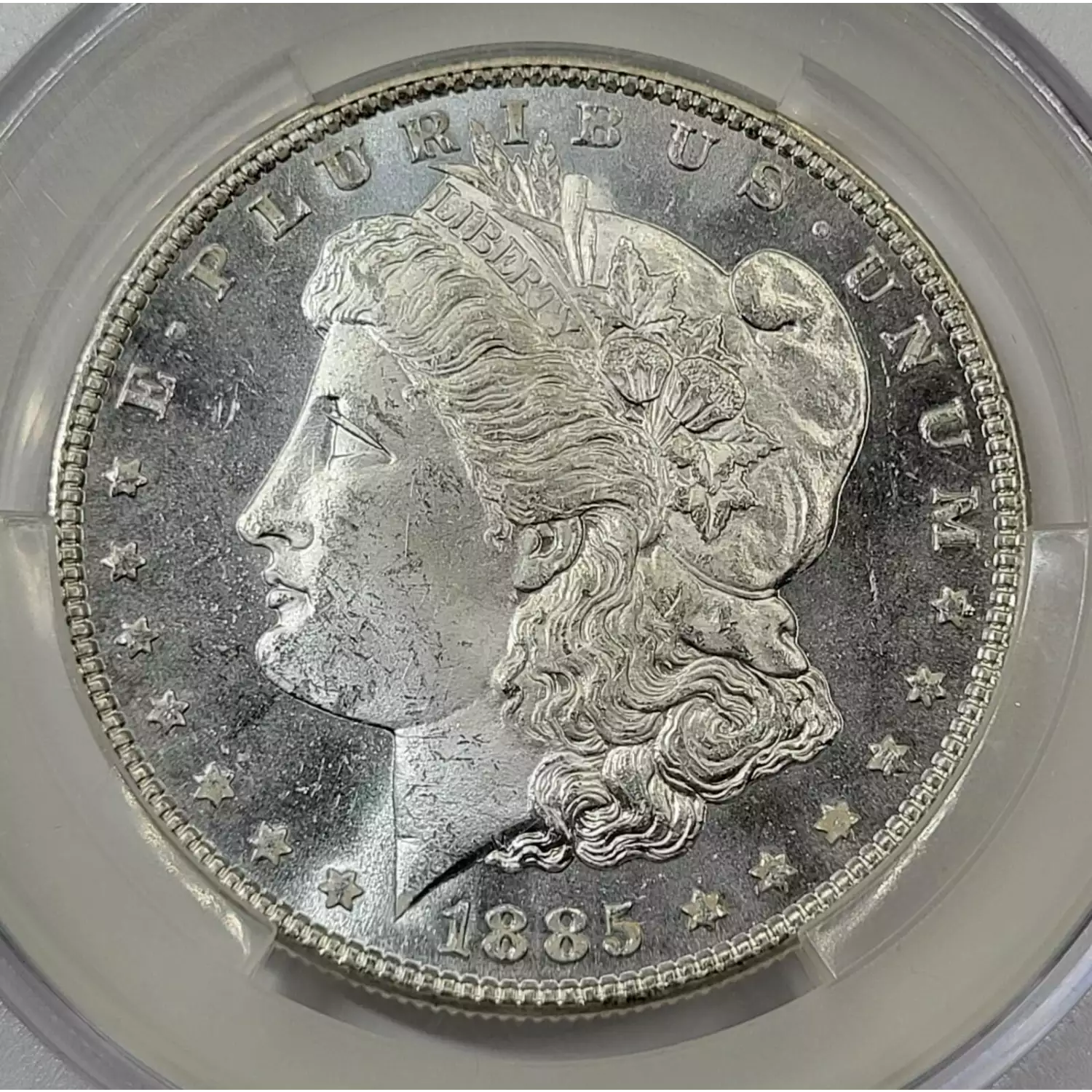 1885 Morgan Silver Dollar CACG MS 64 PL CAC - Old Pueblo Coin