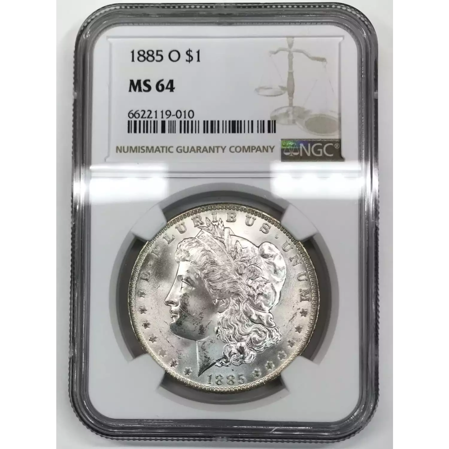 1885-O Morgan Silver Dollar NGC MS-64 - Old Pueblo Coin