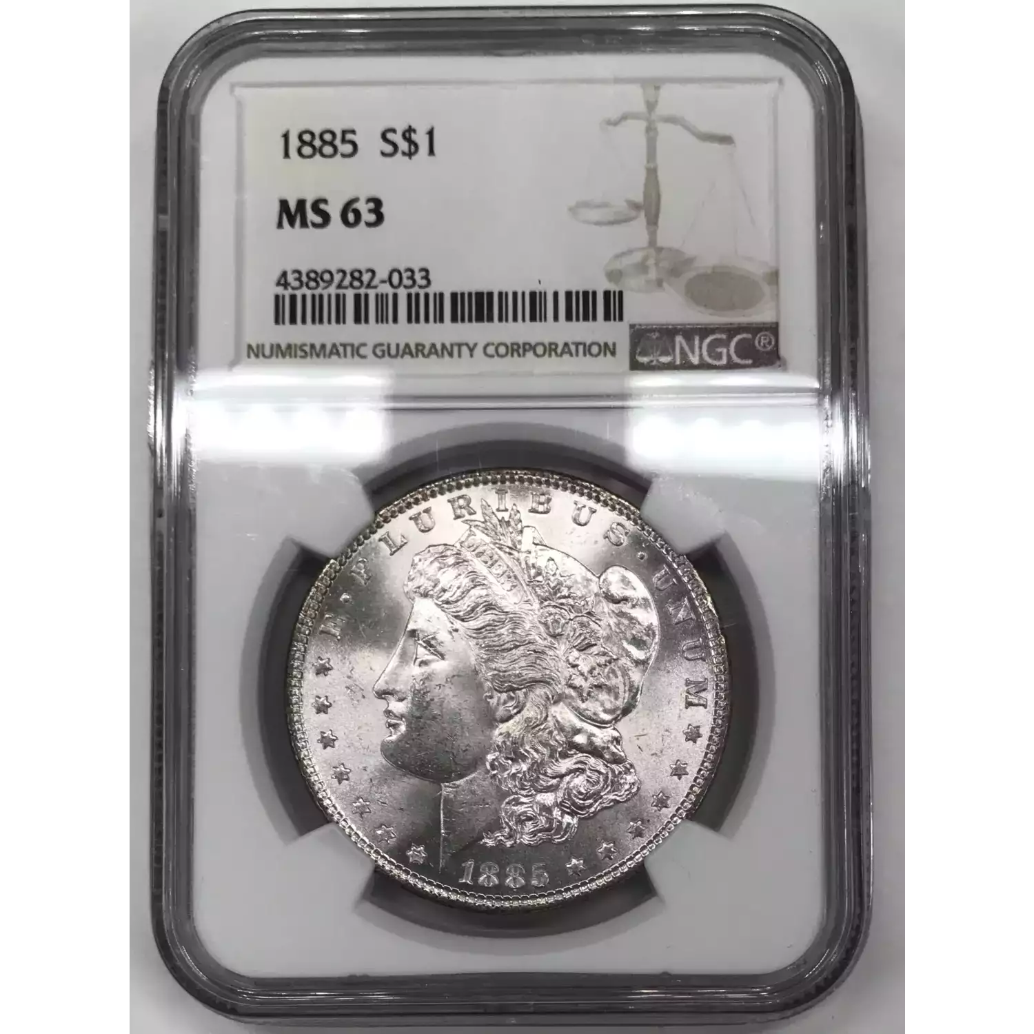 1885 Morgan Silver Dollar NGC MS-63 - Old Pueblo Coin