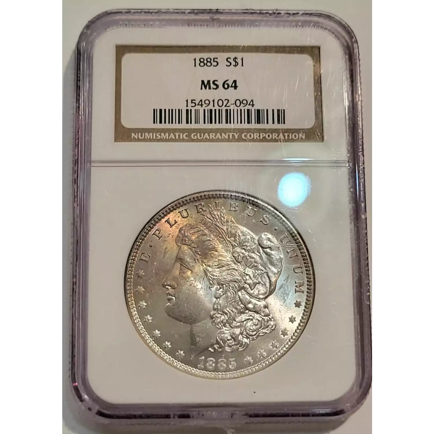 1885 Morgan Silver Dollar NGC MS-64 - Old Pueblo Coin