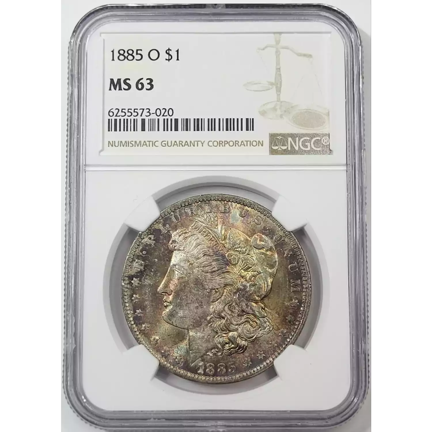 1885-O Morgan Silver Dollar NGC MS-63 - Old Pueblo Coin