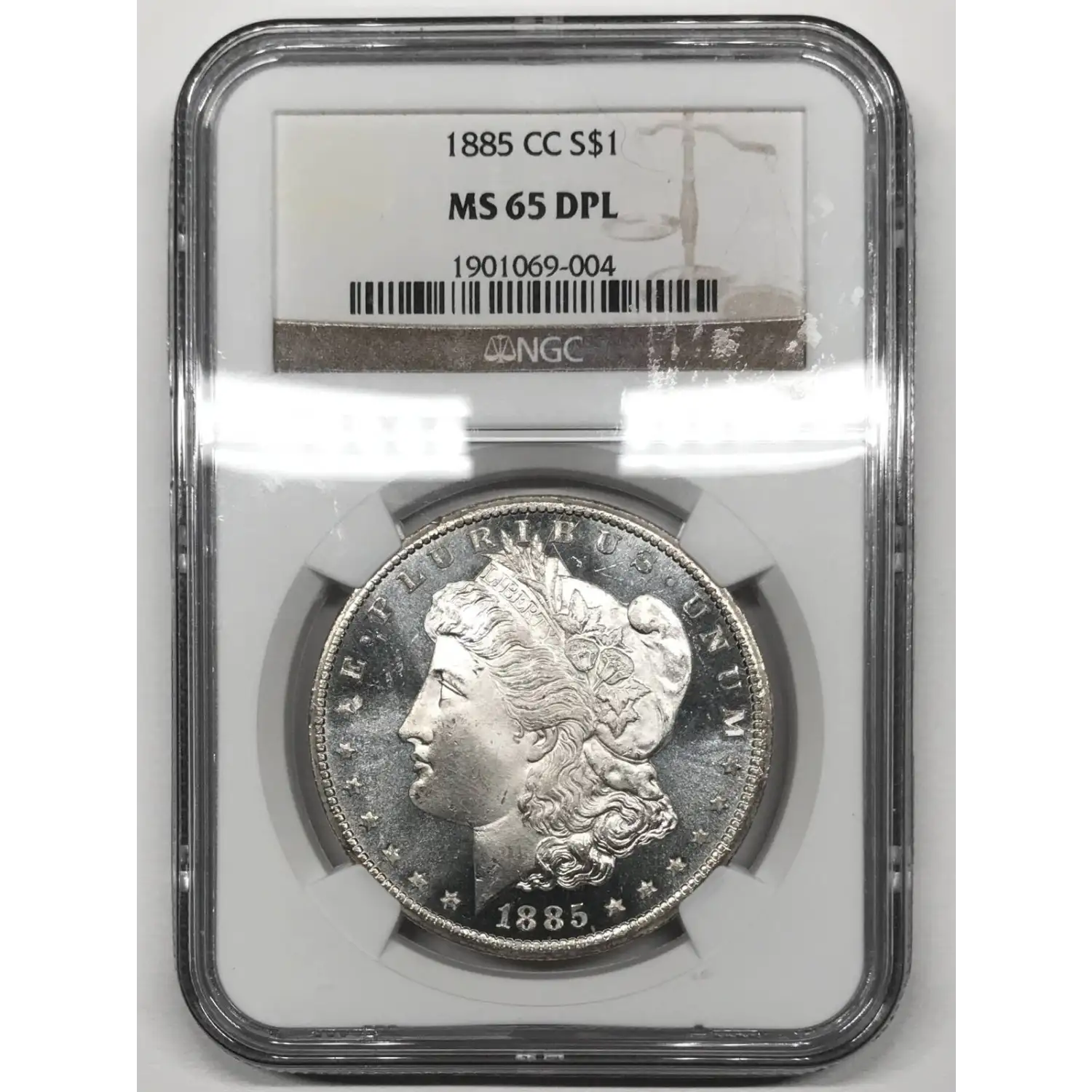 1885-CC Morgan Silver Dollar NGC MS-65 DPL - Old Pueblo Coin