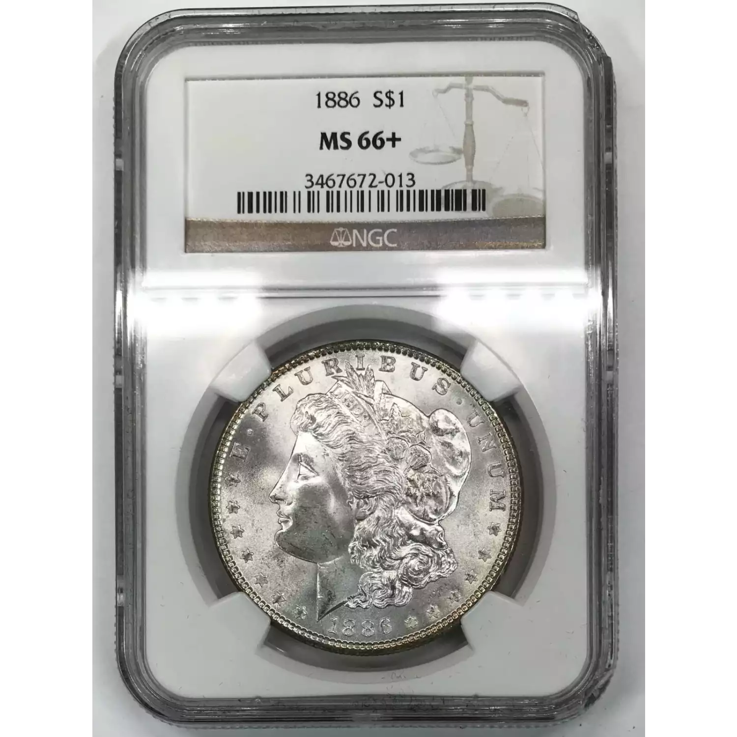 1886 Morgan Silver Dollar NGC MS-66+ - Old Pueblo Coin