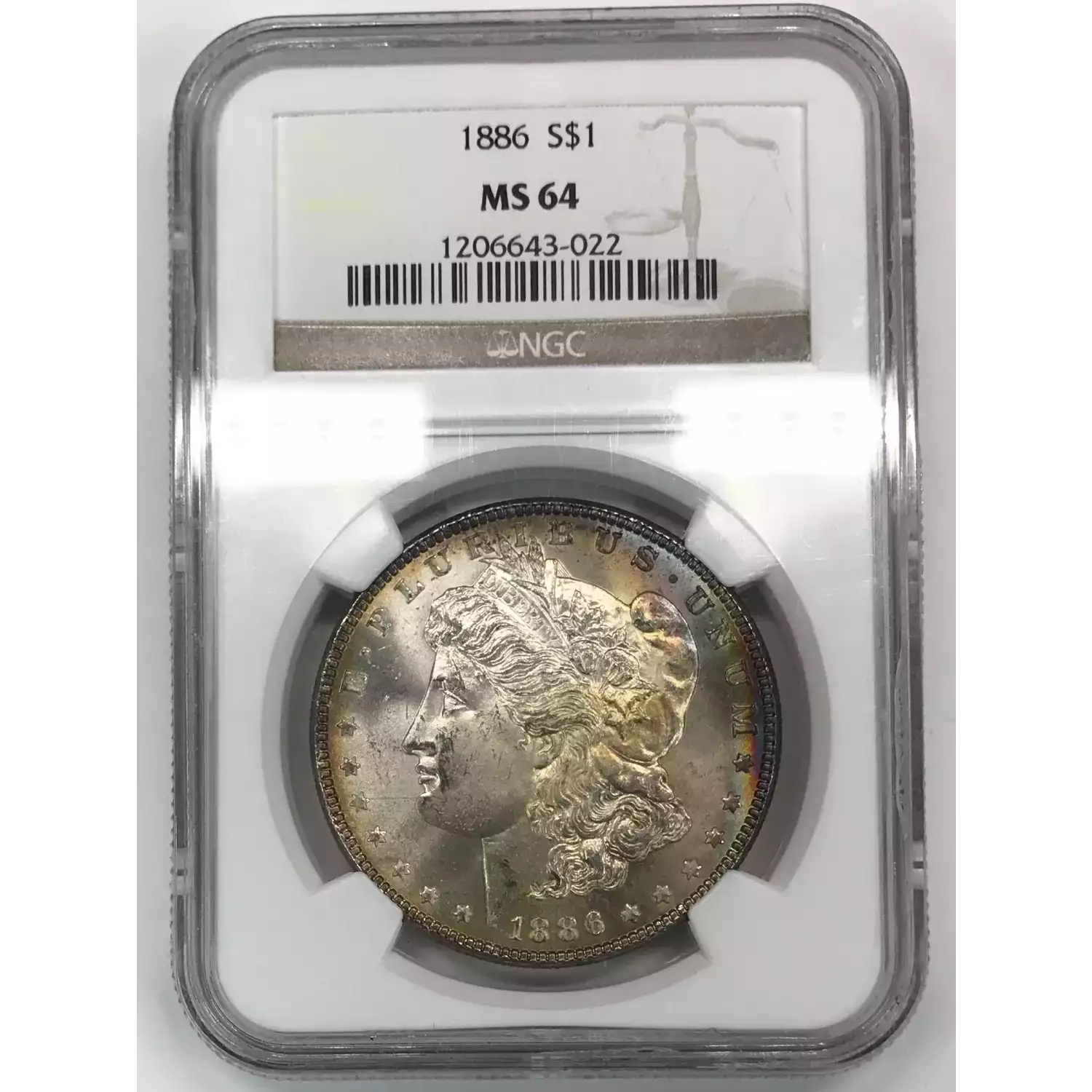 1886 Morgan Silver Dollar NGC MS-64 - Old Pueblo Coin