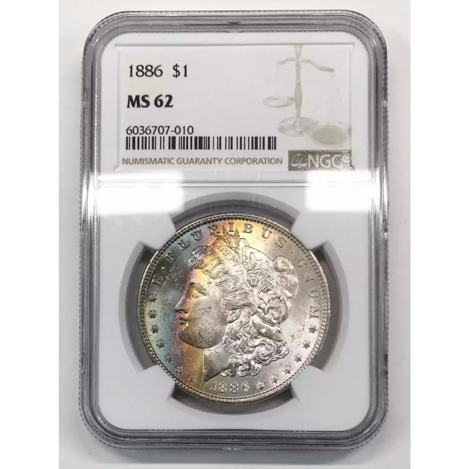 1886 Morgan Silver Dollar NGC MS-62 - Old Pueblo Coin