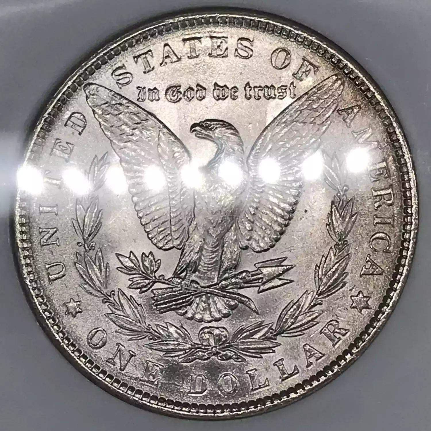 1887 Morgan Silver Dollar NGC MS-62 TOP 100 VAM-5 1887/1887 Doubled ...
