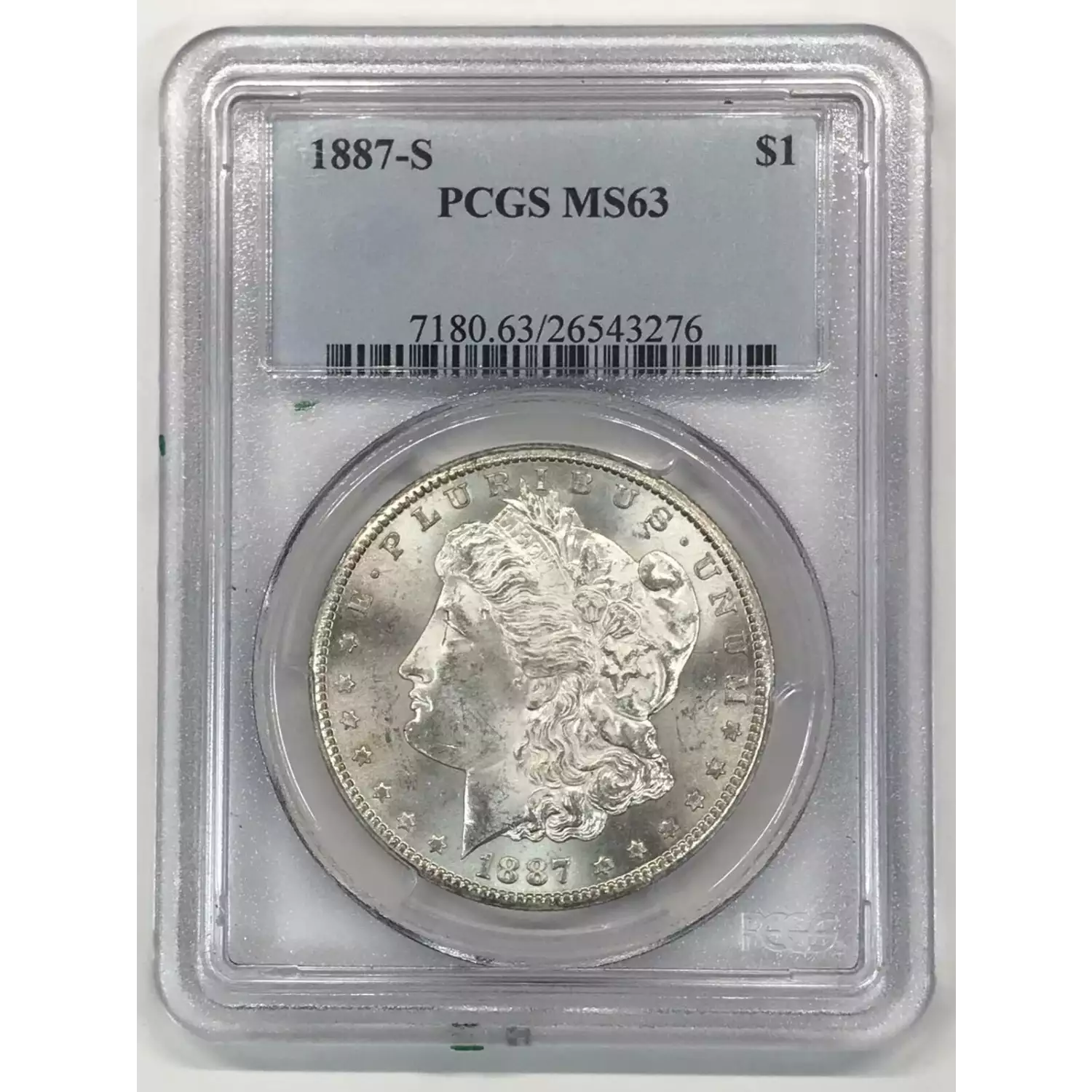1887-S Morgan Silver Dollar PCGS MS-63 - Old Pueblo Coin
