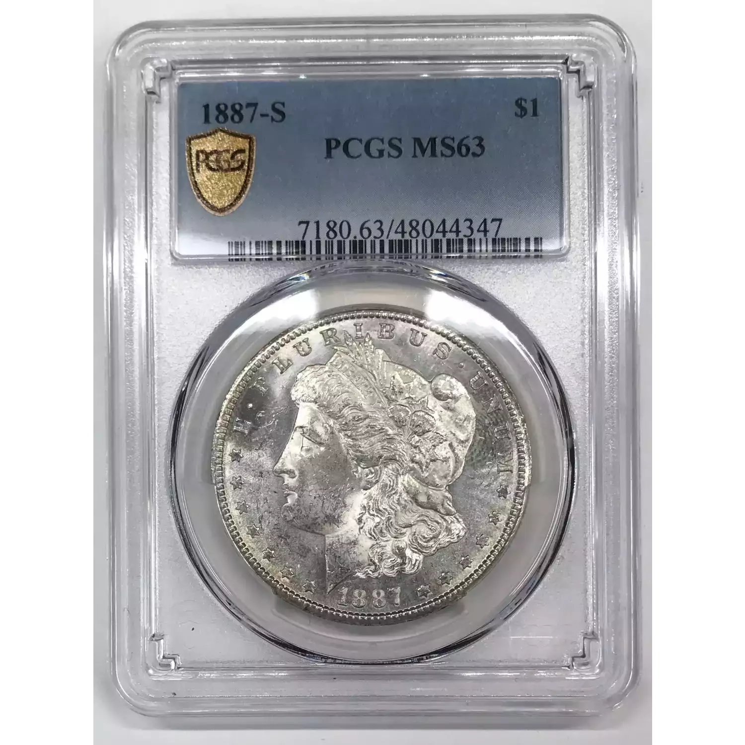 1887-S Morgan Silver Dollar PCGS MS-63 HOT 50 VAM-11 Doubled Date - Old Pueblo Coin