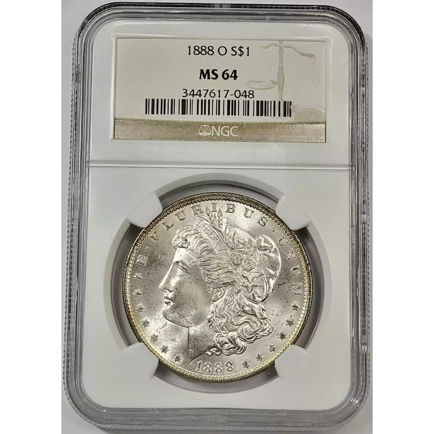 1888-O Morgan Silver Dollar NGC MS-64 - Old Pueblo Coin