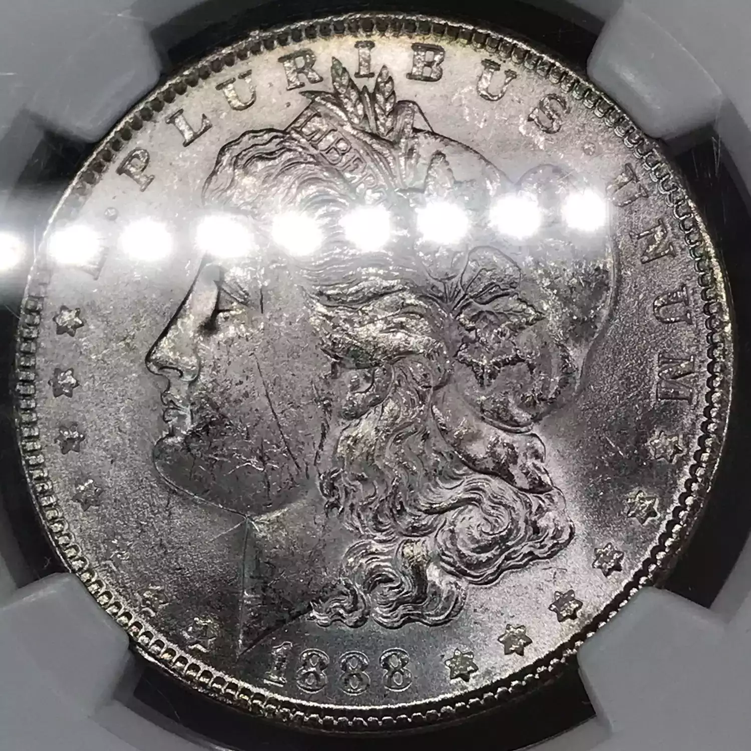 1888 Morgan Silver Dollar NGC MS-61 TOP 100 VAM-11A DDO EAR & CLASH - Old Pueblo Coin
