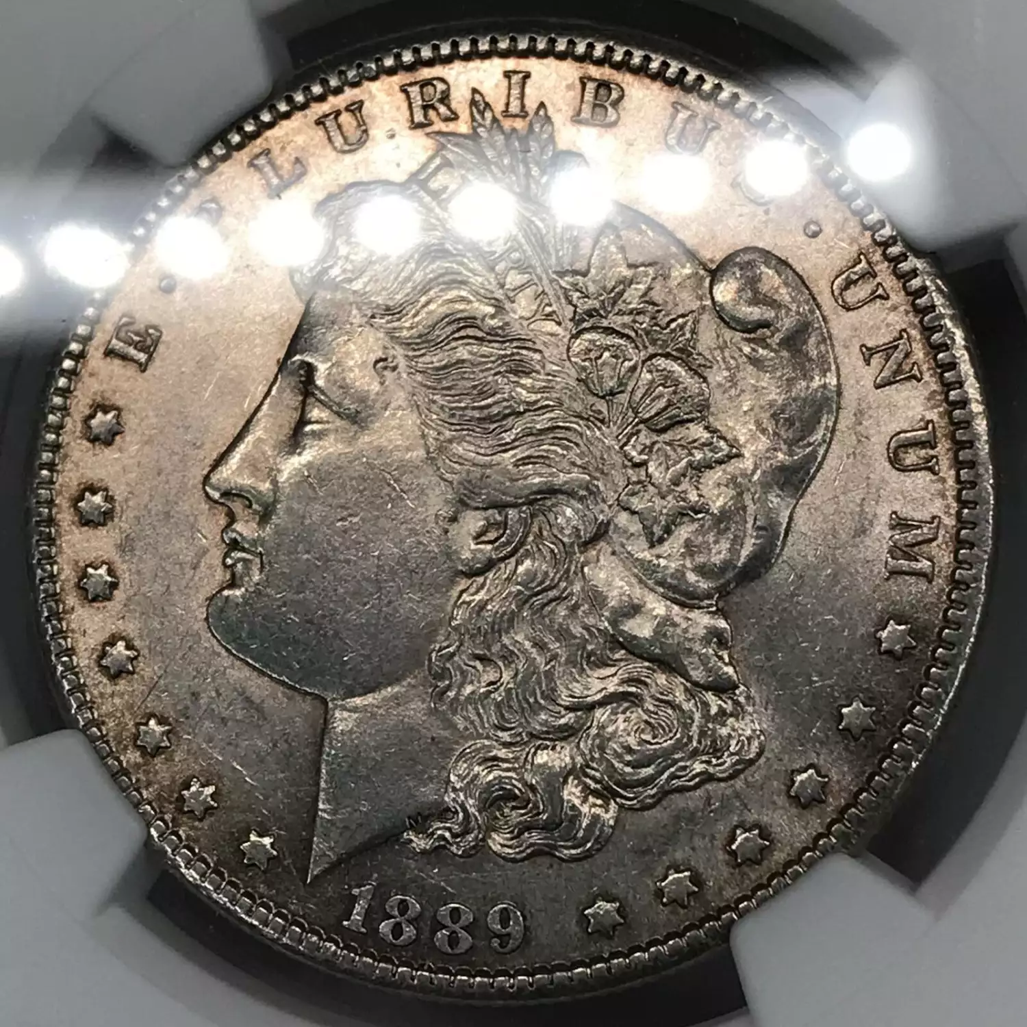 1889-CC Morgan Silver Dollar NGC AU-53 - Old Pueblo Coin