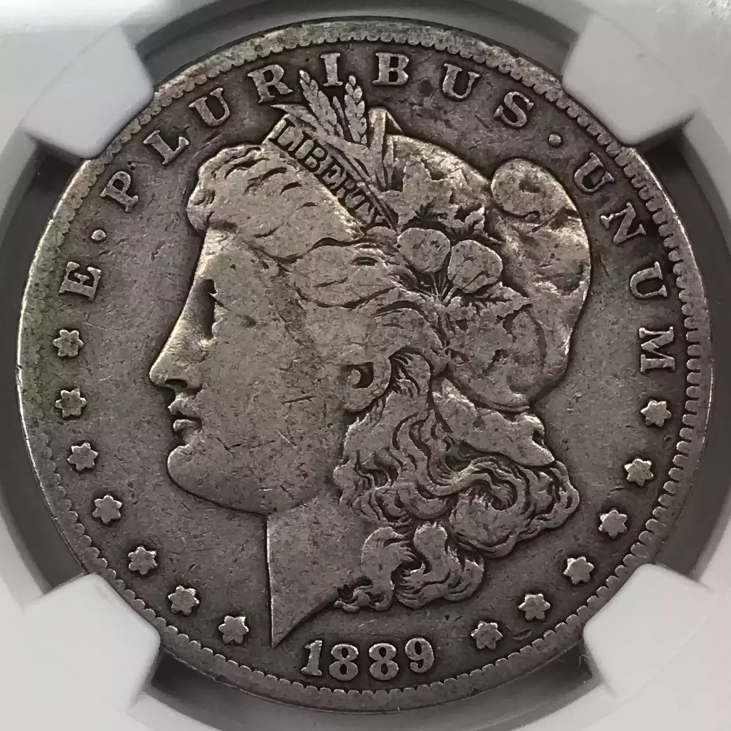 1889-CC Morgan Silver Dollar NGC F-12 - Old Pueblo Coin
