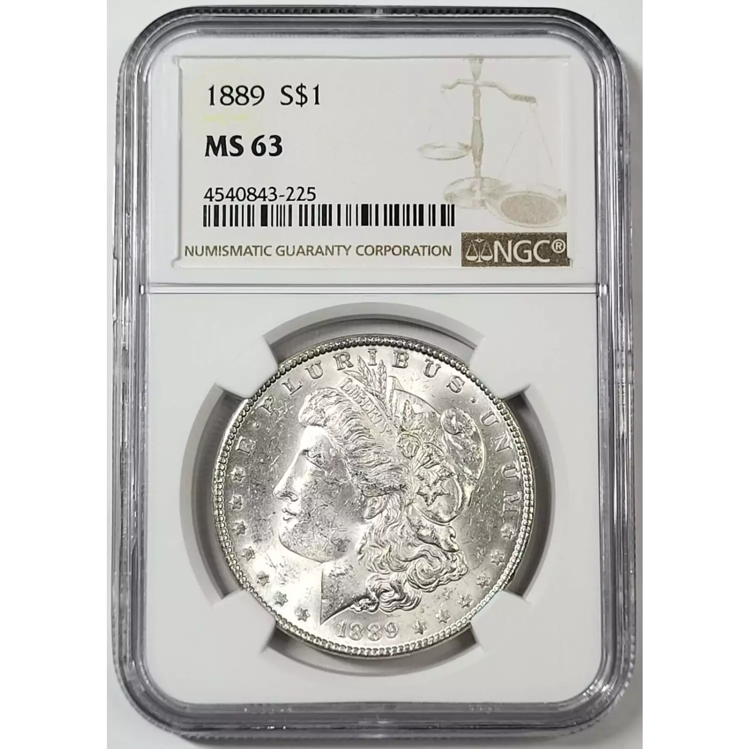 1889 Morgan Silver Dollar NGC MS-63 - Old Pueblo Coin