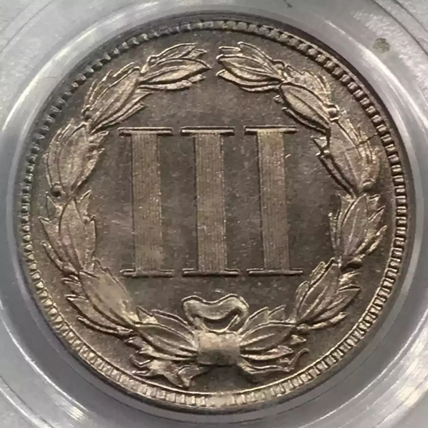 1889 Nickel Three Cent Piece (3CN) PCGS PR-65 CAC - Old Pueblo Coin