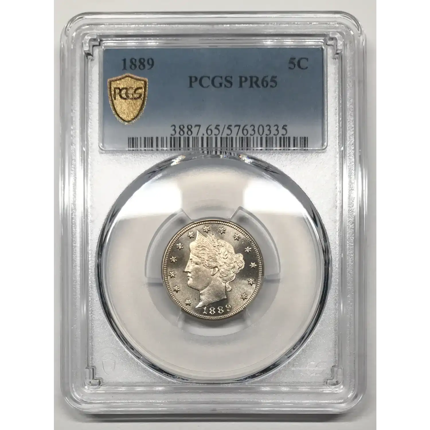 1889 Liberty Head V Nickel PCGS PR-65 - Old Pueblo Coin
