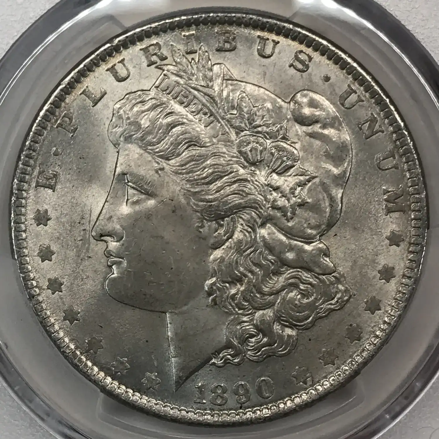 1890 Morgan Silver Dollar PCGS Genuine - UNC Details (94 - Altered Surf ...
