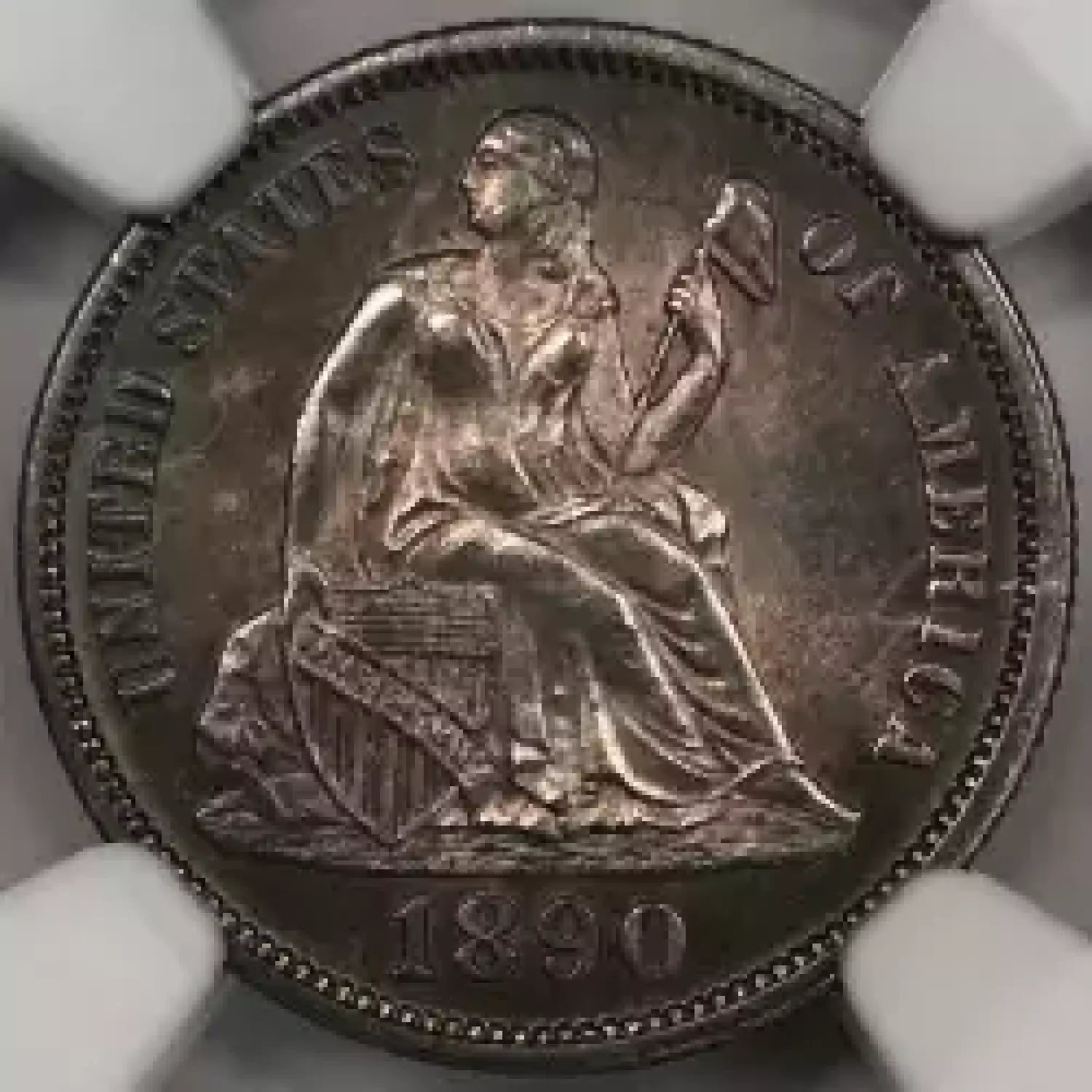 1890 Seated Liberty Dime NGC MS-63 - Old Pueblo Coin