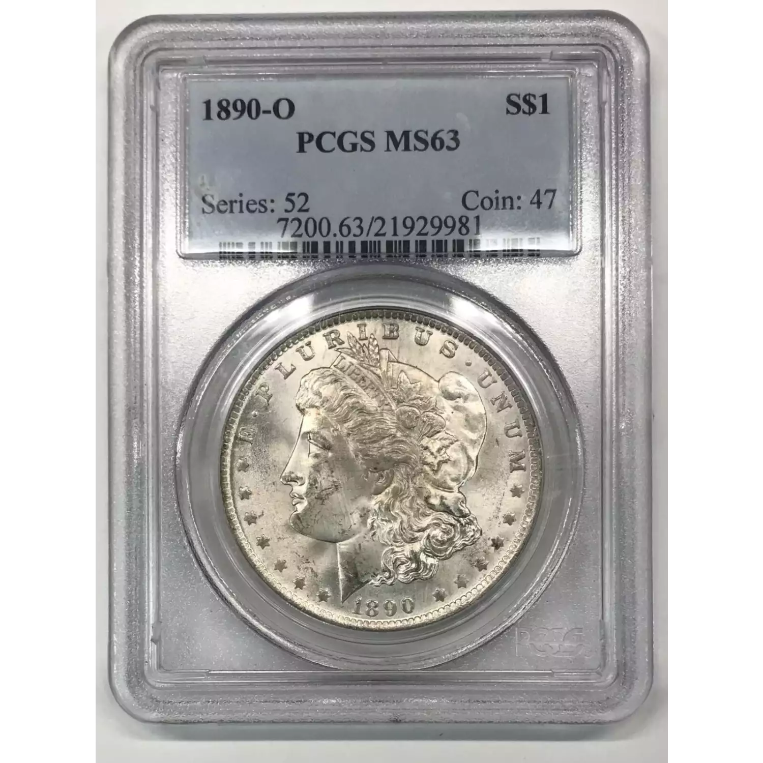 1890-O Morgan Silver Dollar PCGS MS-63 - Old Pueblo Coin