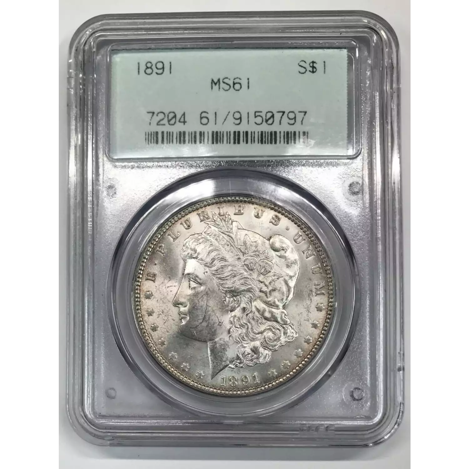 1891 Morgan Silver Dollar PCGS MS-61 - Old Pueblo Coin