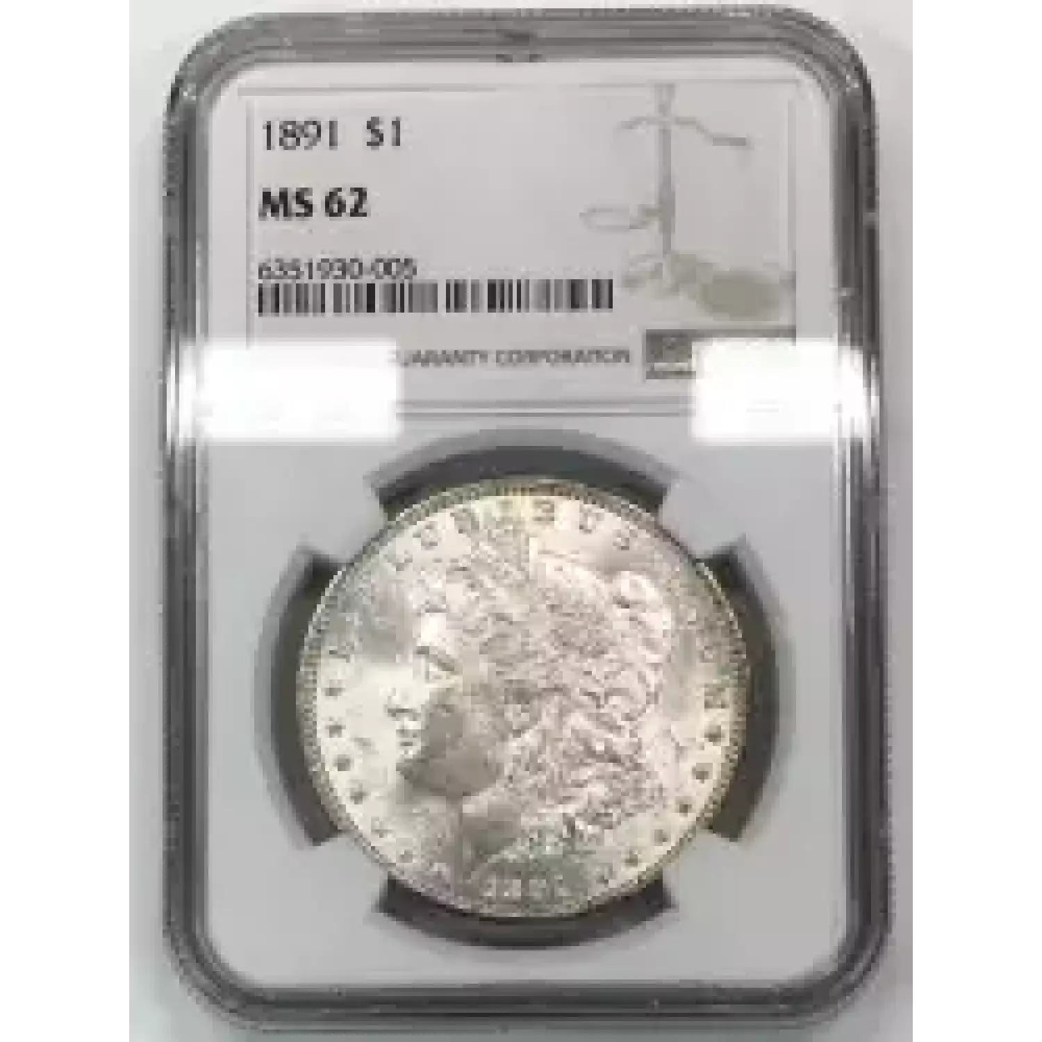 1891 Morgan Silver Dollar NGC MS-62 - Old Pueblo Coin