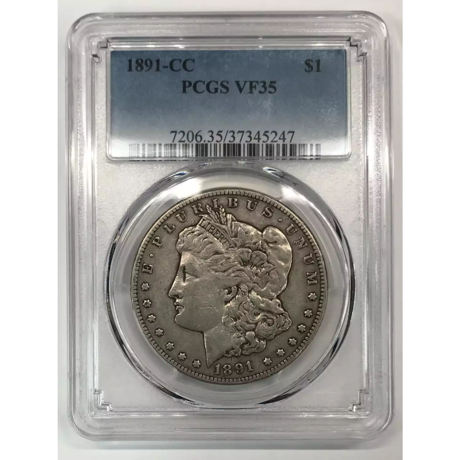 1891-CC Morgan Silver Dollar PCGS VF-35 - Old Pueblo Coin