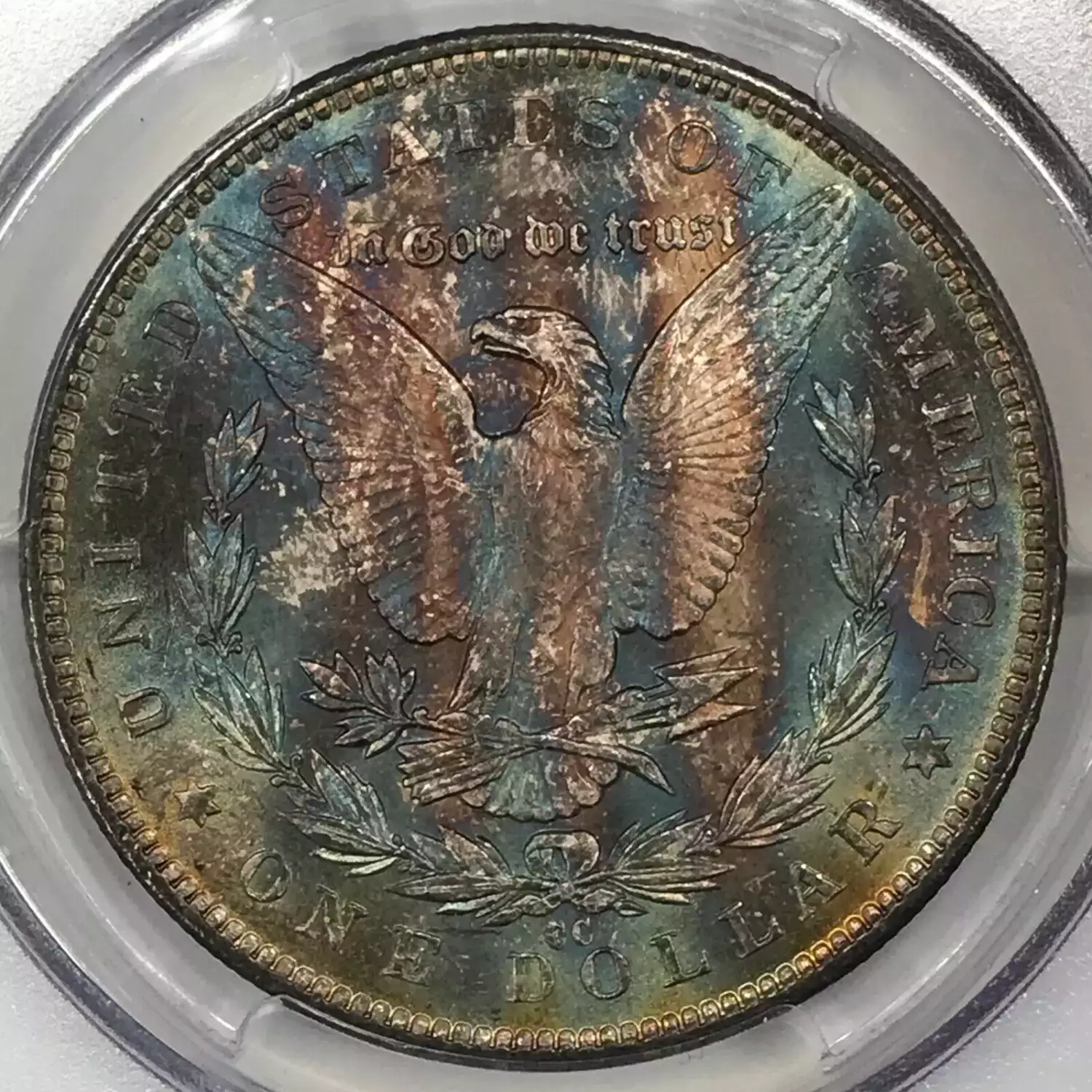 1891-CC Morgan Silver Dollar PCGS MS-64+ TOP 100 VAM-3 Spitting Eagle - Old Pueblo Coin