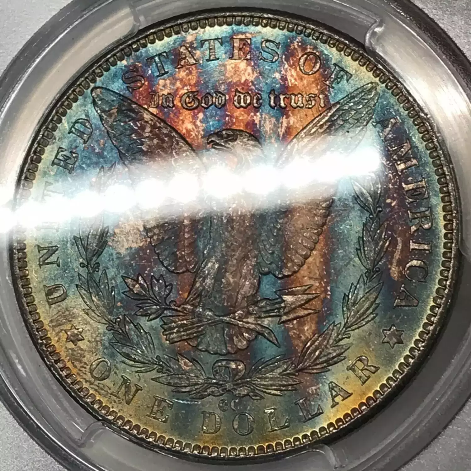 1891-CC Morgan Silver Dollar PCGS MS-64+ TOP 100 VAM-3 Spitting Eagle - Old Pueblo Coin